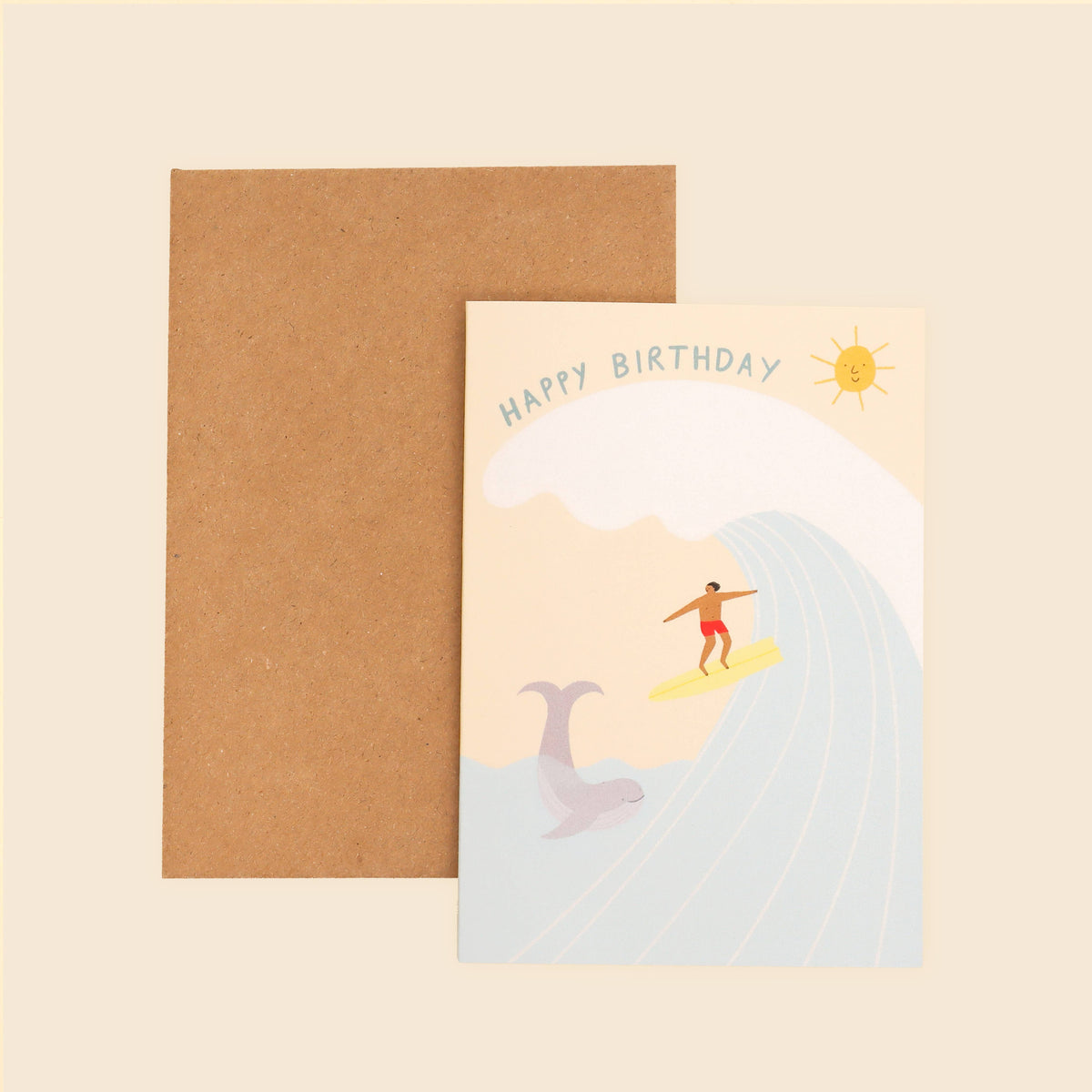 Surfer Birthday Card – National Park Print Shop