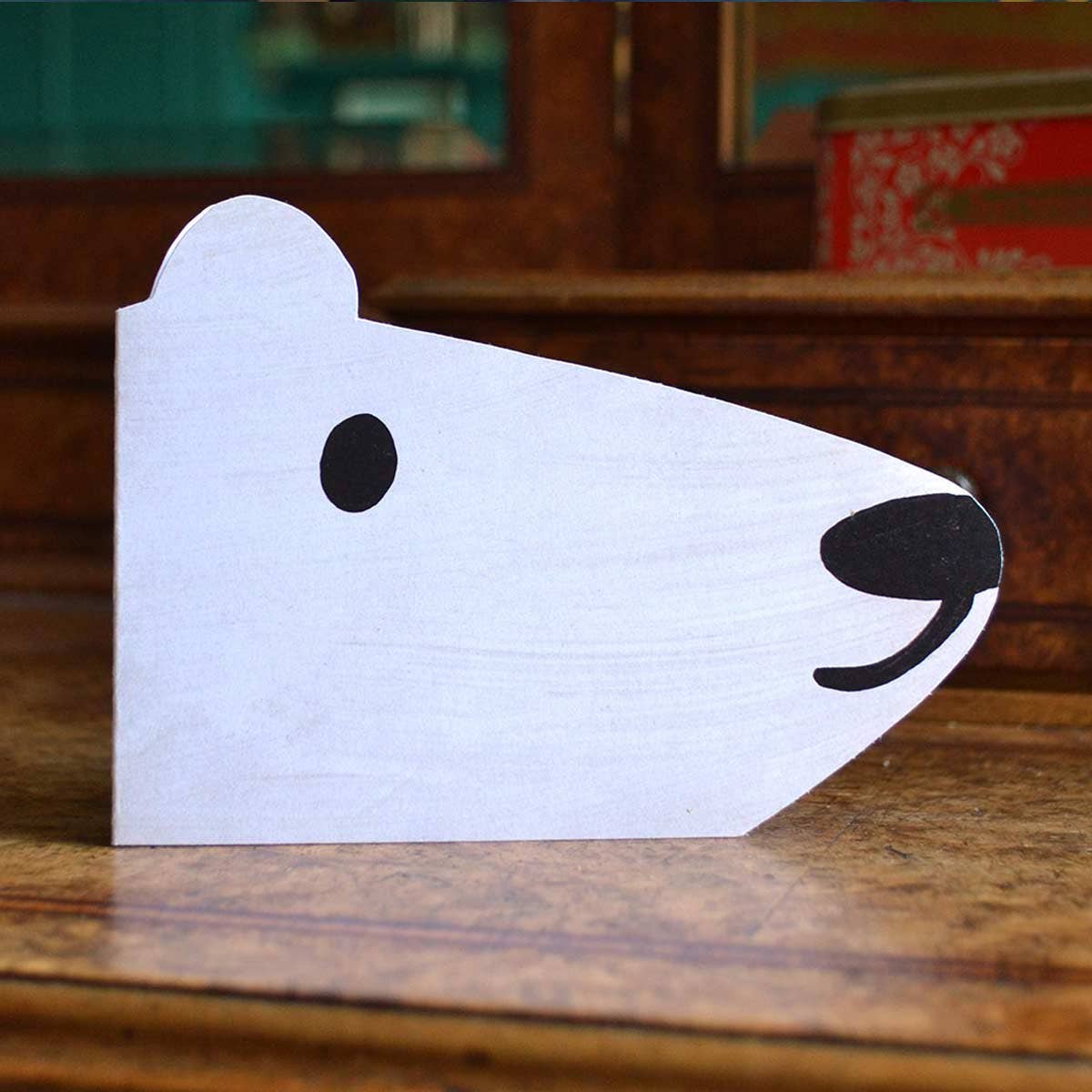 Polar bear card – National Park Print Shop