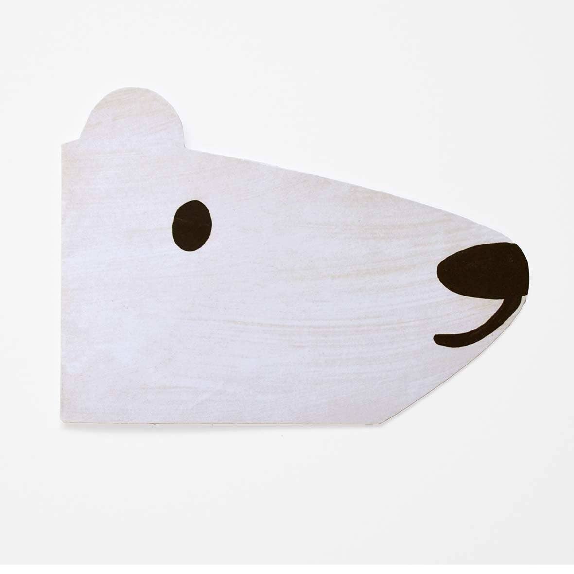 Polar bear card – National Park Print Shop