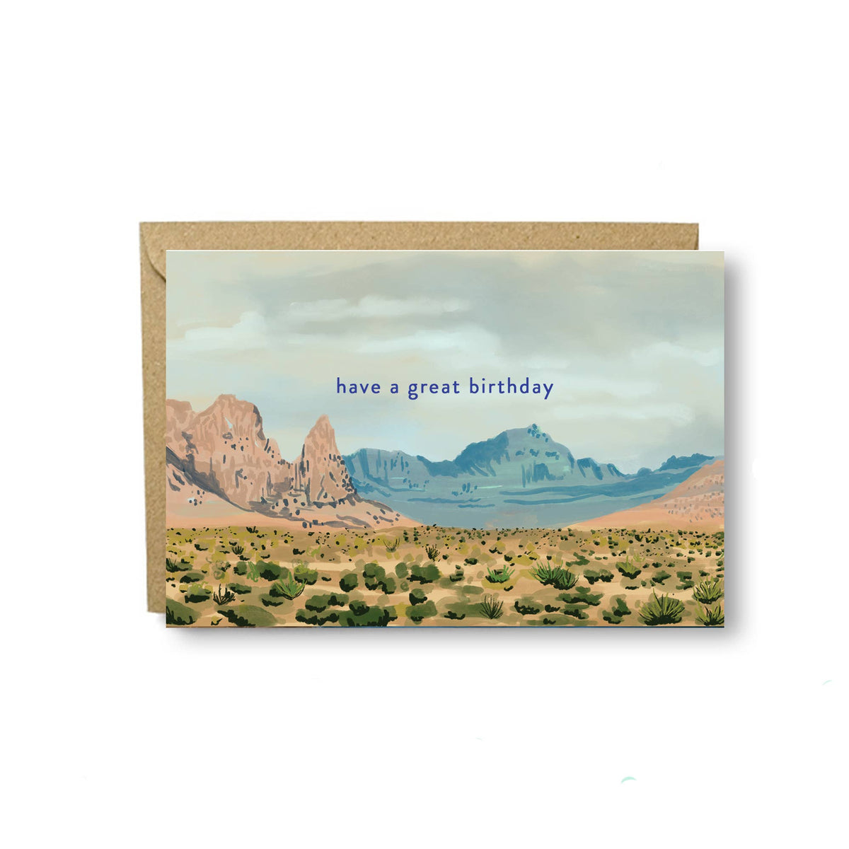 Nevada Desert Birthday Card – National Park Print Shop