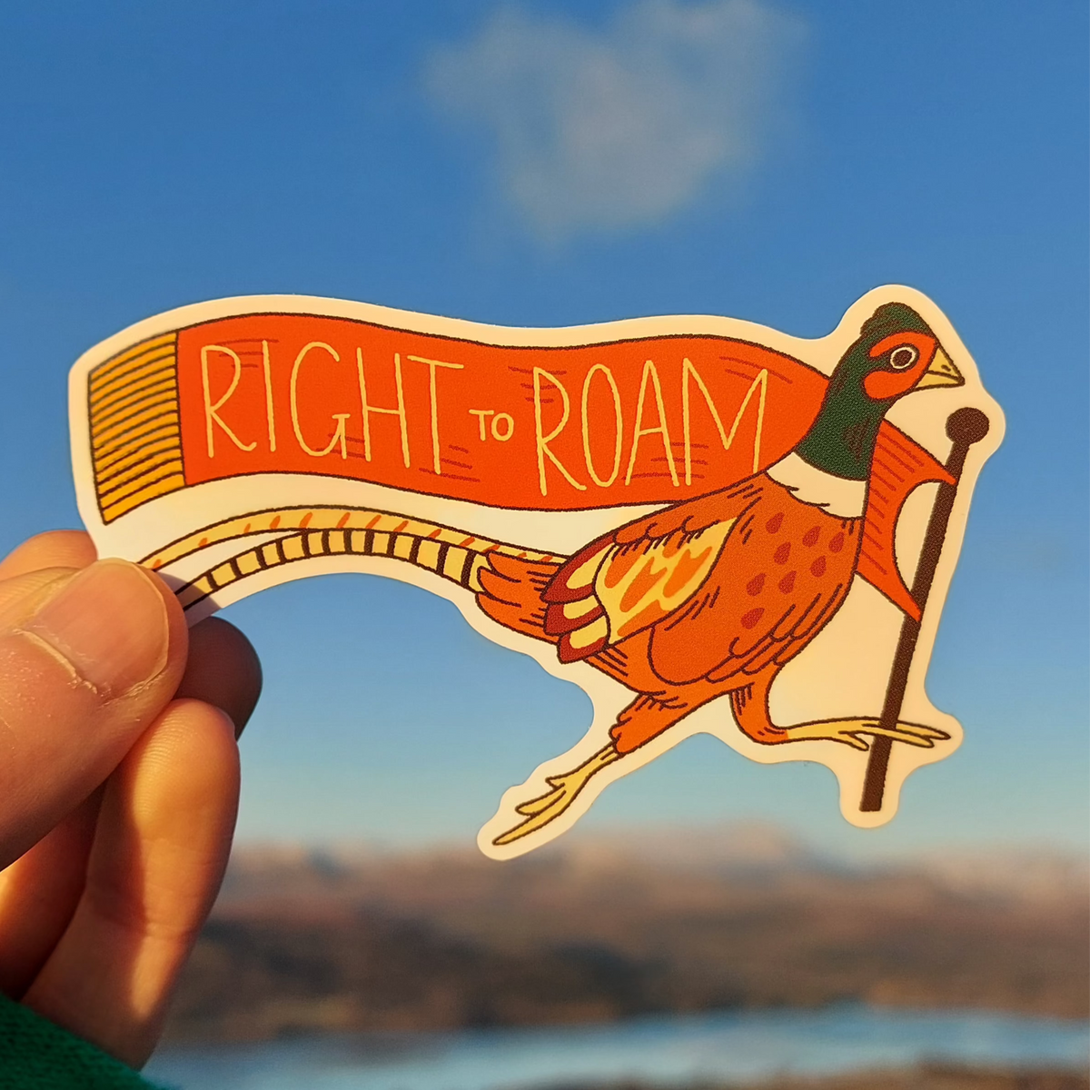 Right To Roam Sticker – National Park Print Shop