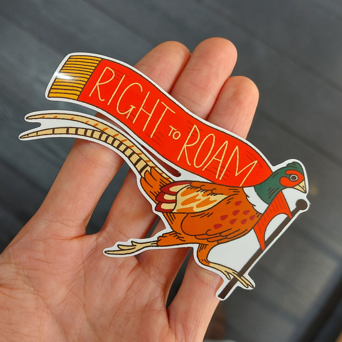 Right To Roam Sticker – National Park Print Shop