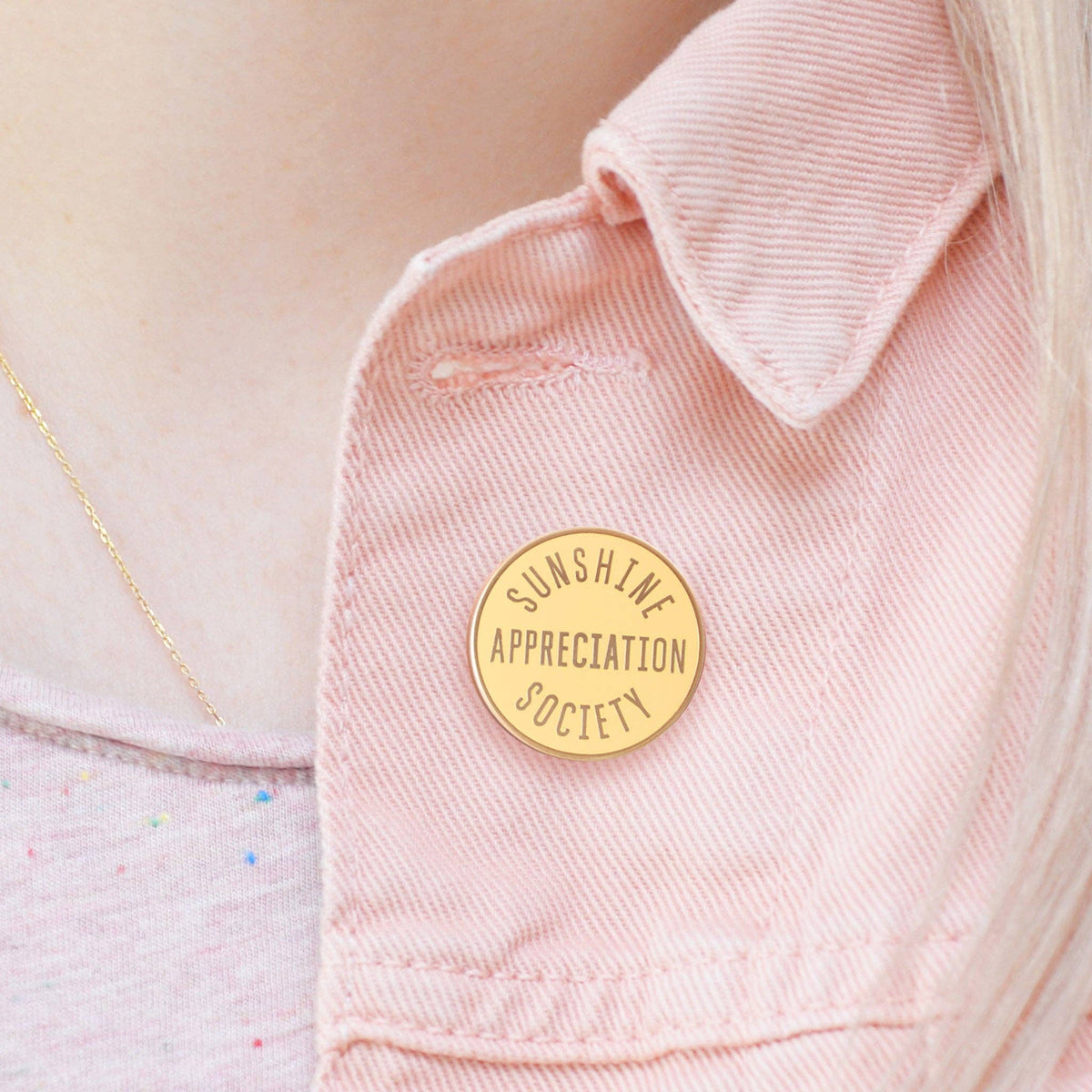 Sunshine Appreciation Society Enamel Pin – National Park Print Shop