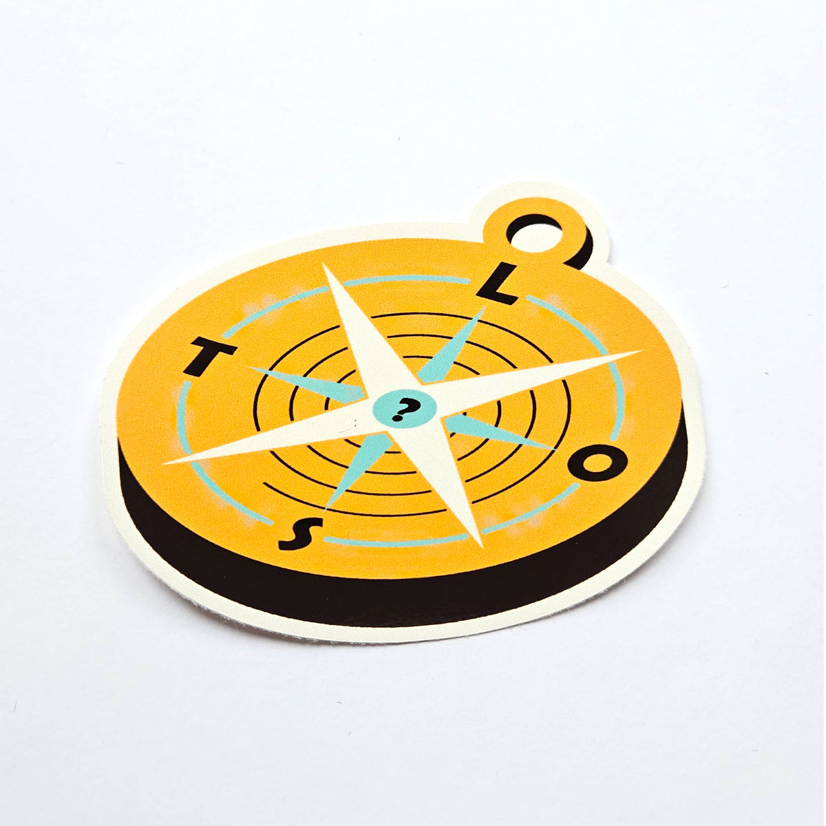 LOST Compass Sticker – National Park Print Shop