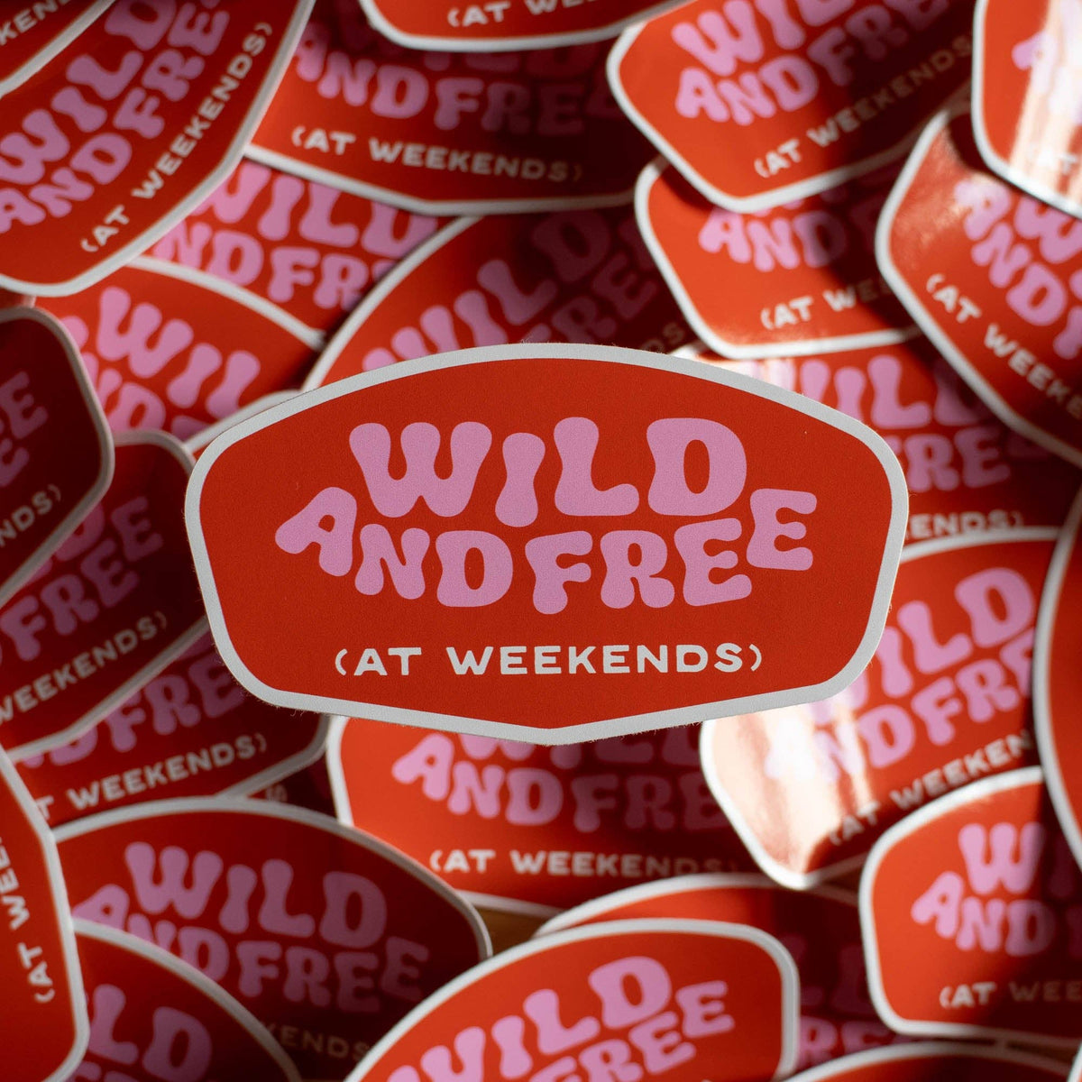 Wild And Free Sticker – National Park Print Shop