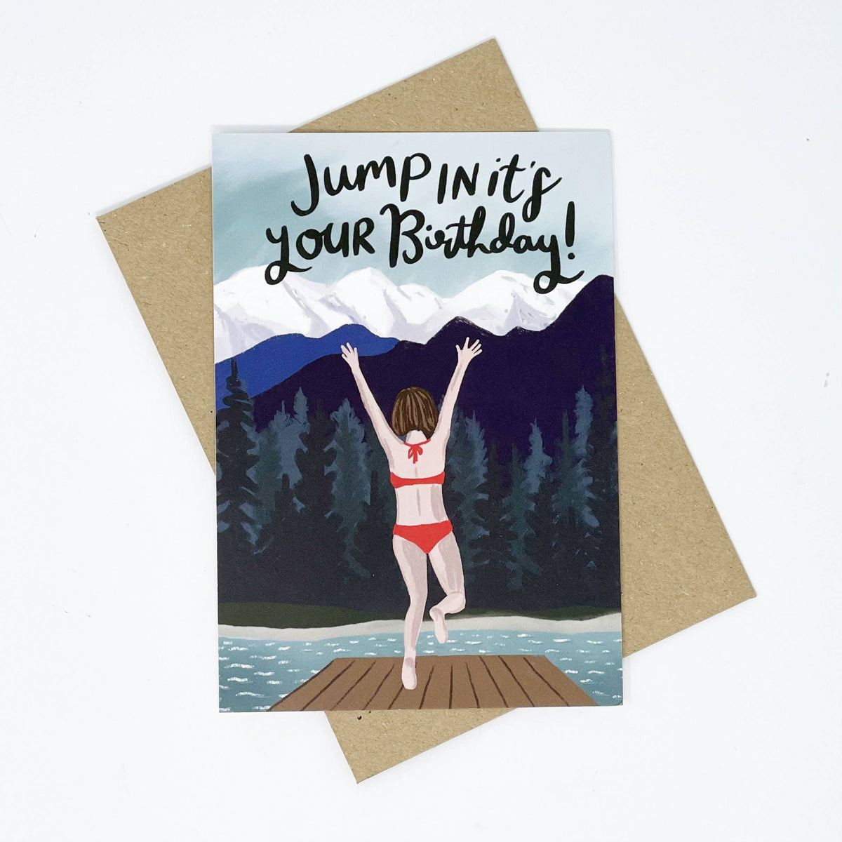 Jump In It's Your Birthday Card – National Park Print Shop