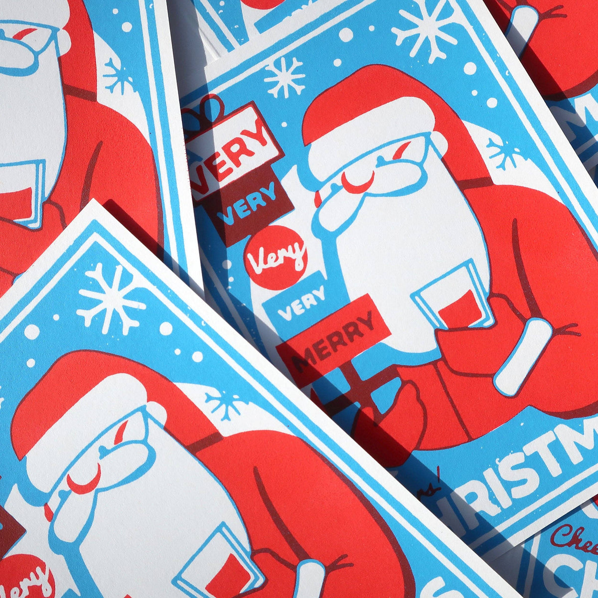 Father Christmas Card – National Park Print Shop