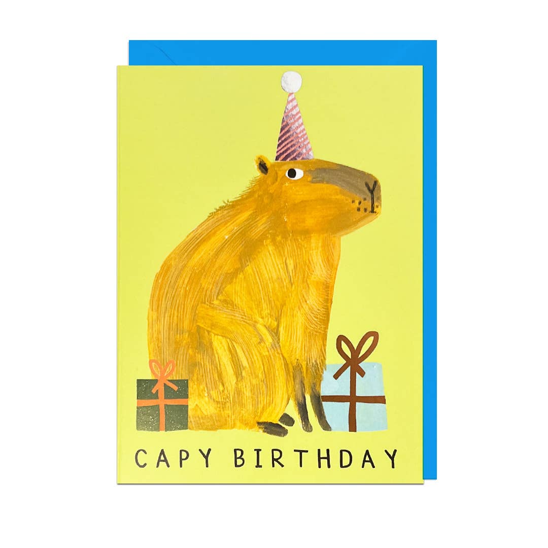 Capy Birthday Card – National Park Print Shop