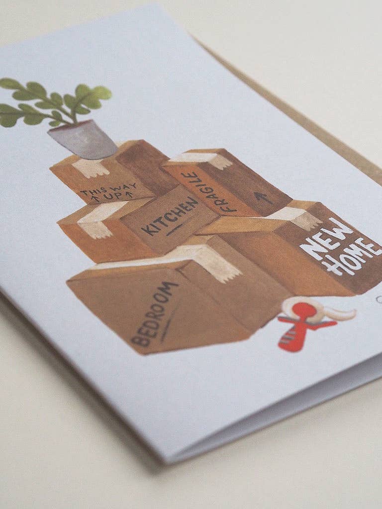 Moving Boxes New Home Card – National Park Print Shop