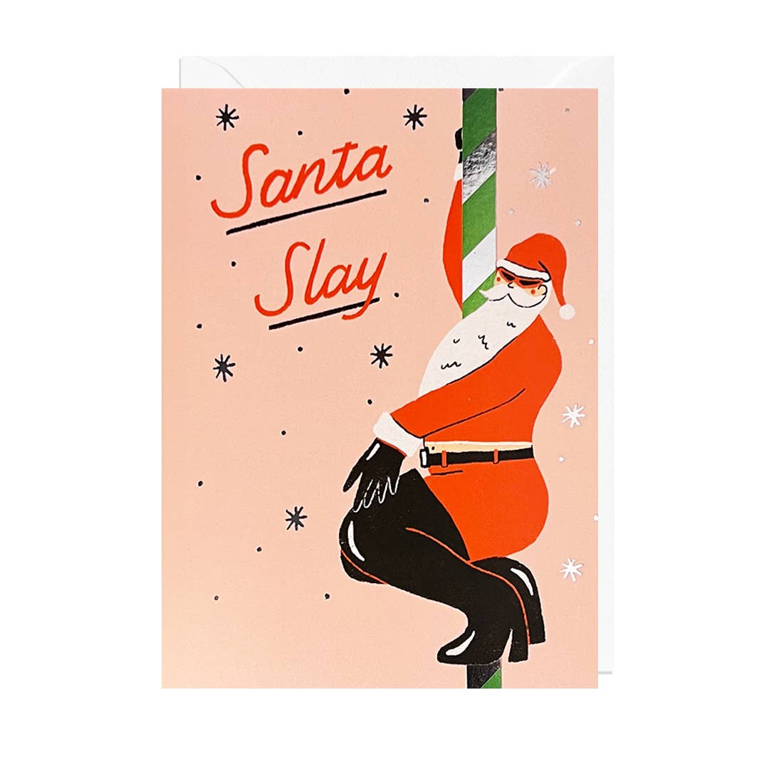 Santa Slay Christmas Card – National Park Print Shop