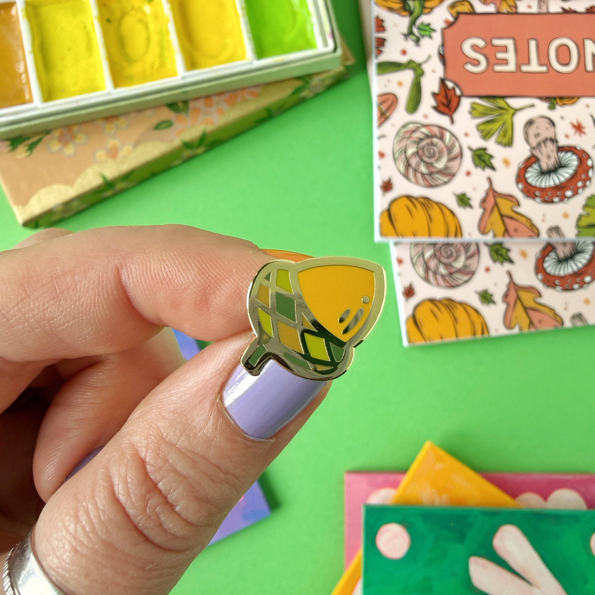Acorn Enamel Pin – National Park Print Shop