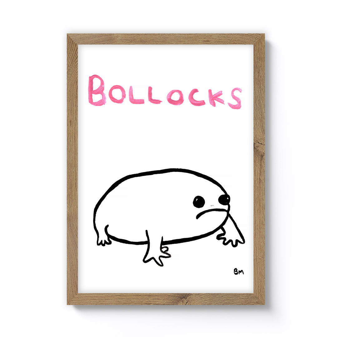 Bollocks Frog by Billy Murphy – National Park Print Shop
