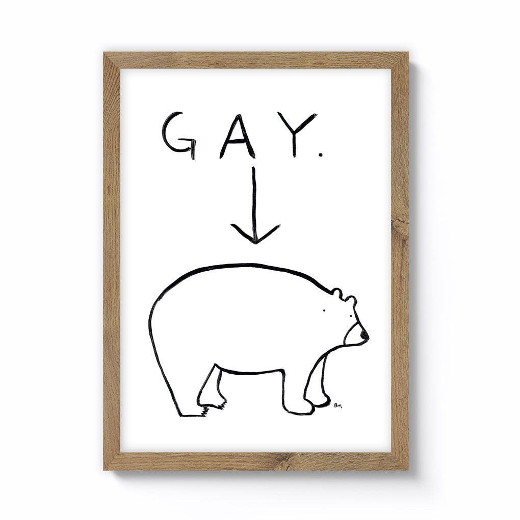 Gay - Badly Drawn Bears by Billy Murphy – National Park Print Shop