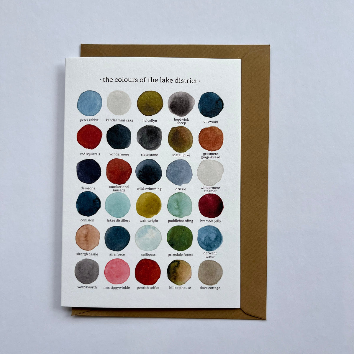 The Colours of the Lake District Card – National Park Print Shop