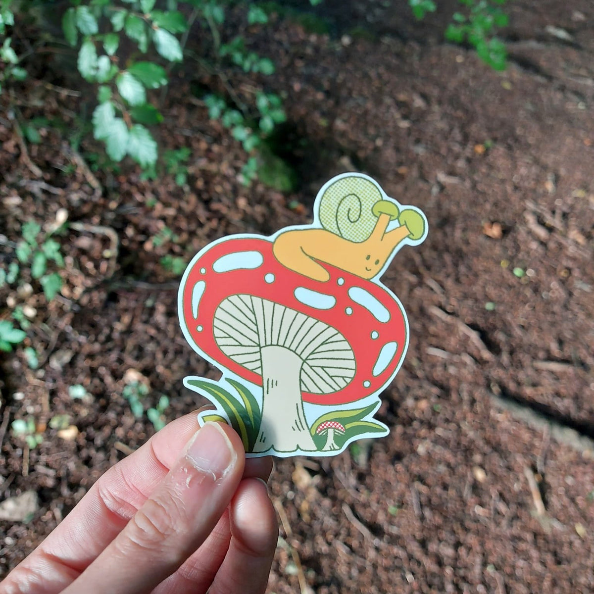 Mushroom Sticker – National Park Print Shop