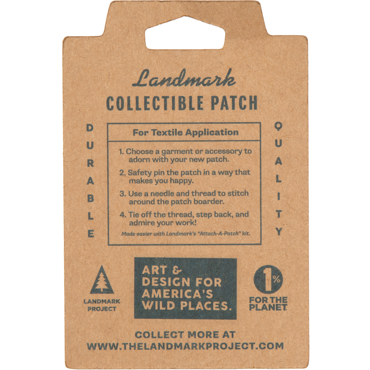 Leave No Trace Outdoor Ethics Embroidered Patch – National Park Print Shop