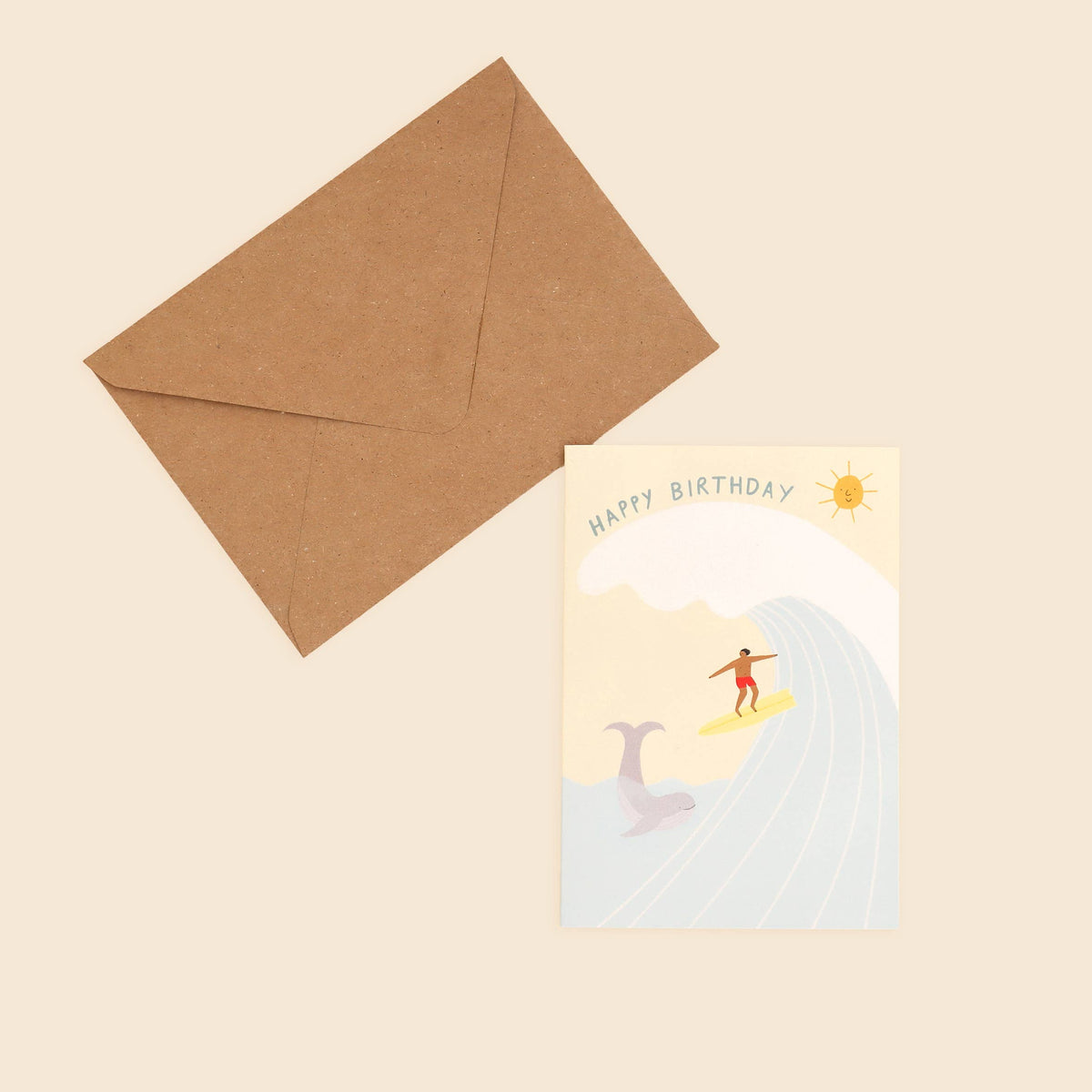 Surfer Birthday Card – National Park Print Shop