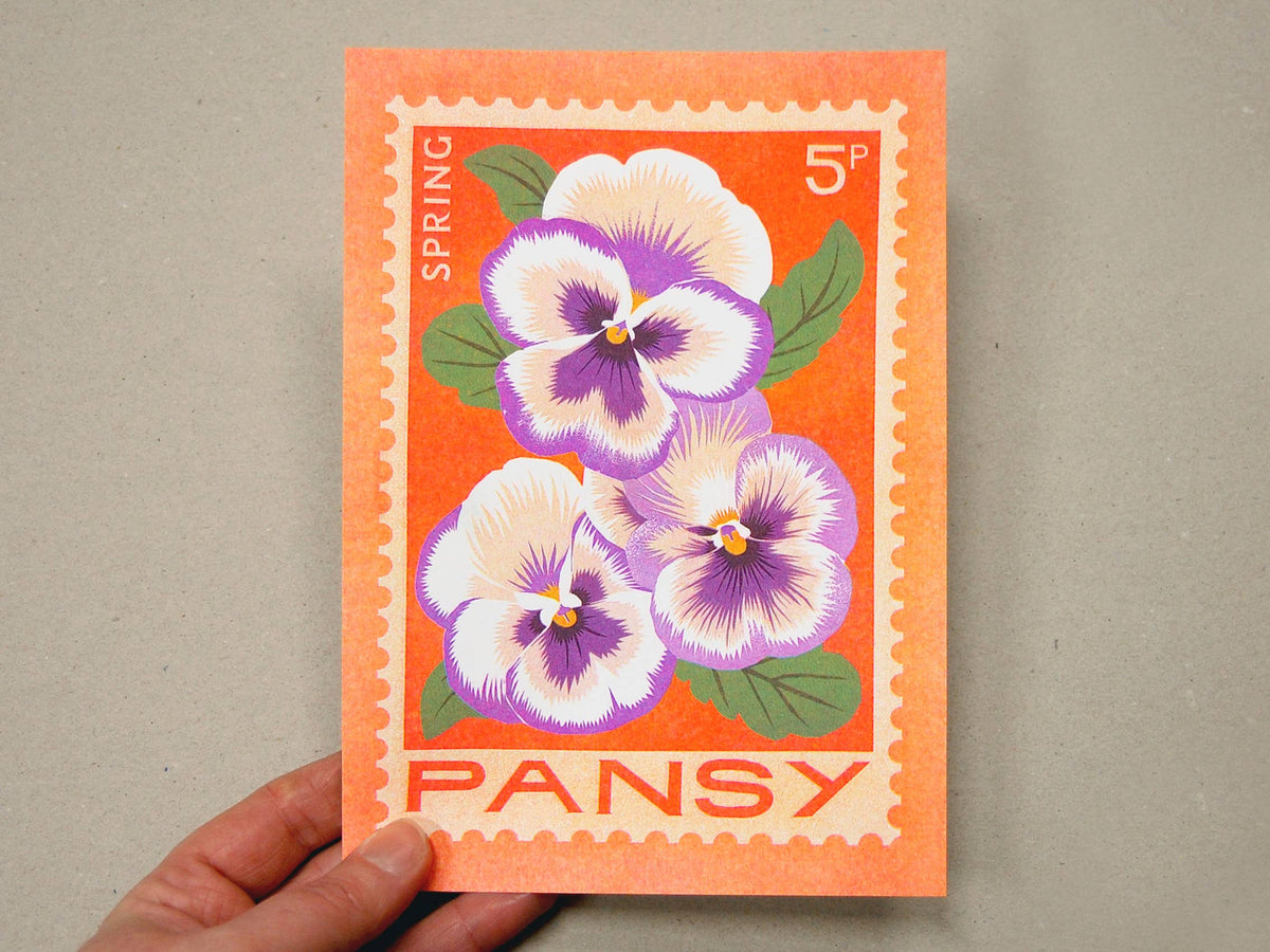 Pansy Mini-Print – National Park Print Shop