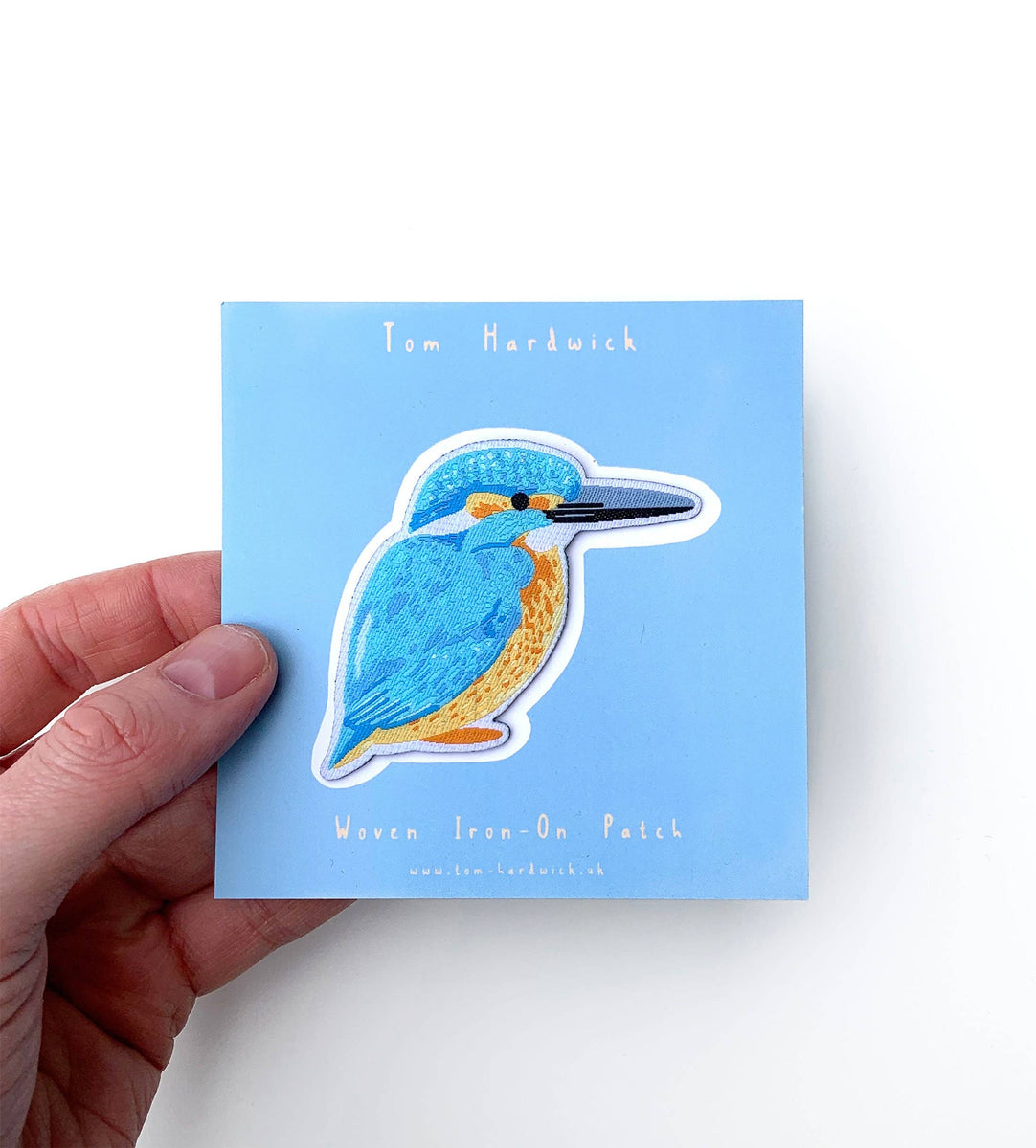 Kingfisher Woven Iron-On Patch – National Park Print Shop