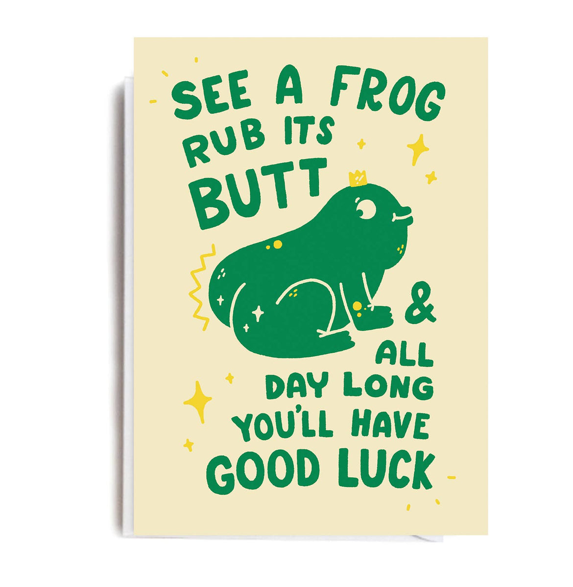 Frog Butt Card – National Park Print Shop