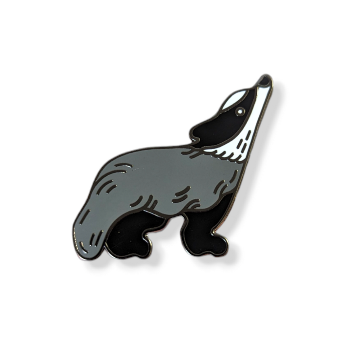 Badger Enamel Pin – National Park Print Shop