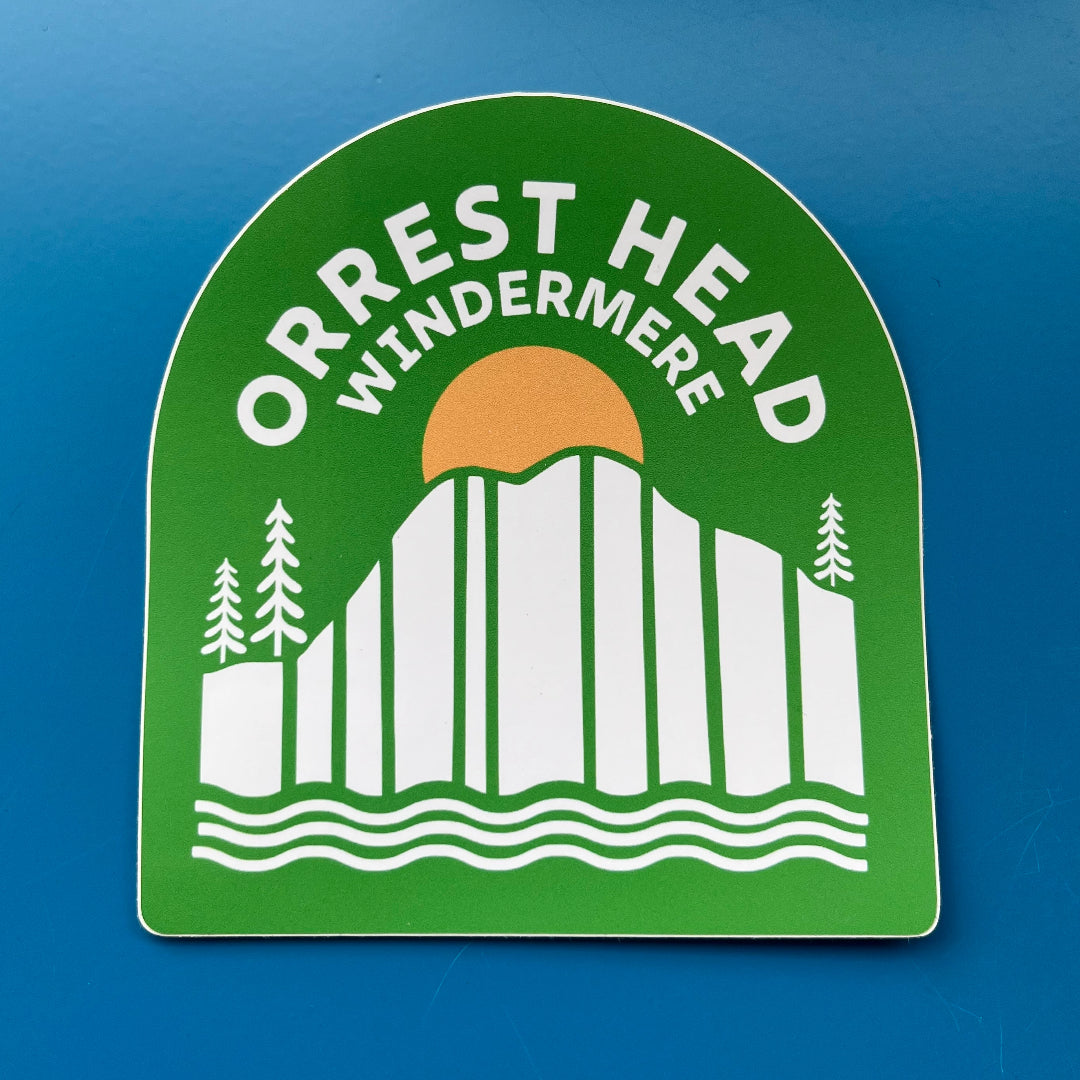 Orrest Head Sticker – National Park Print Shop