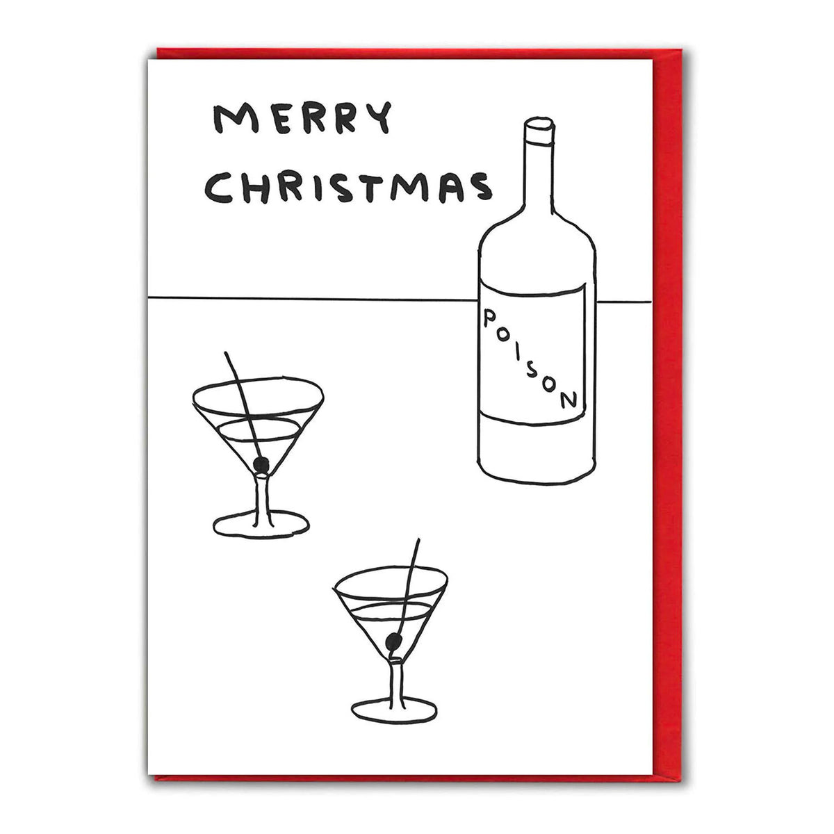 Christmas Poison David Shrigley Christmas Card – National Park Print Shop