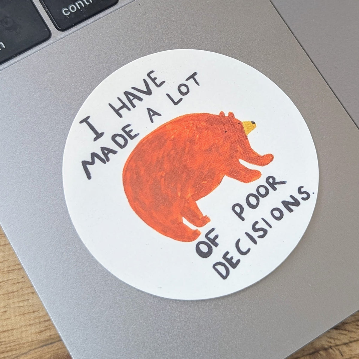 Poor Decisions - Billy Murphy Sticker – National Park Print Shop
