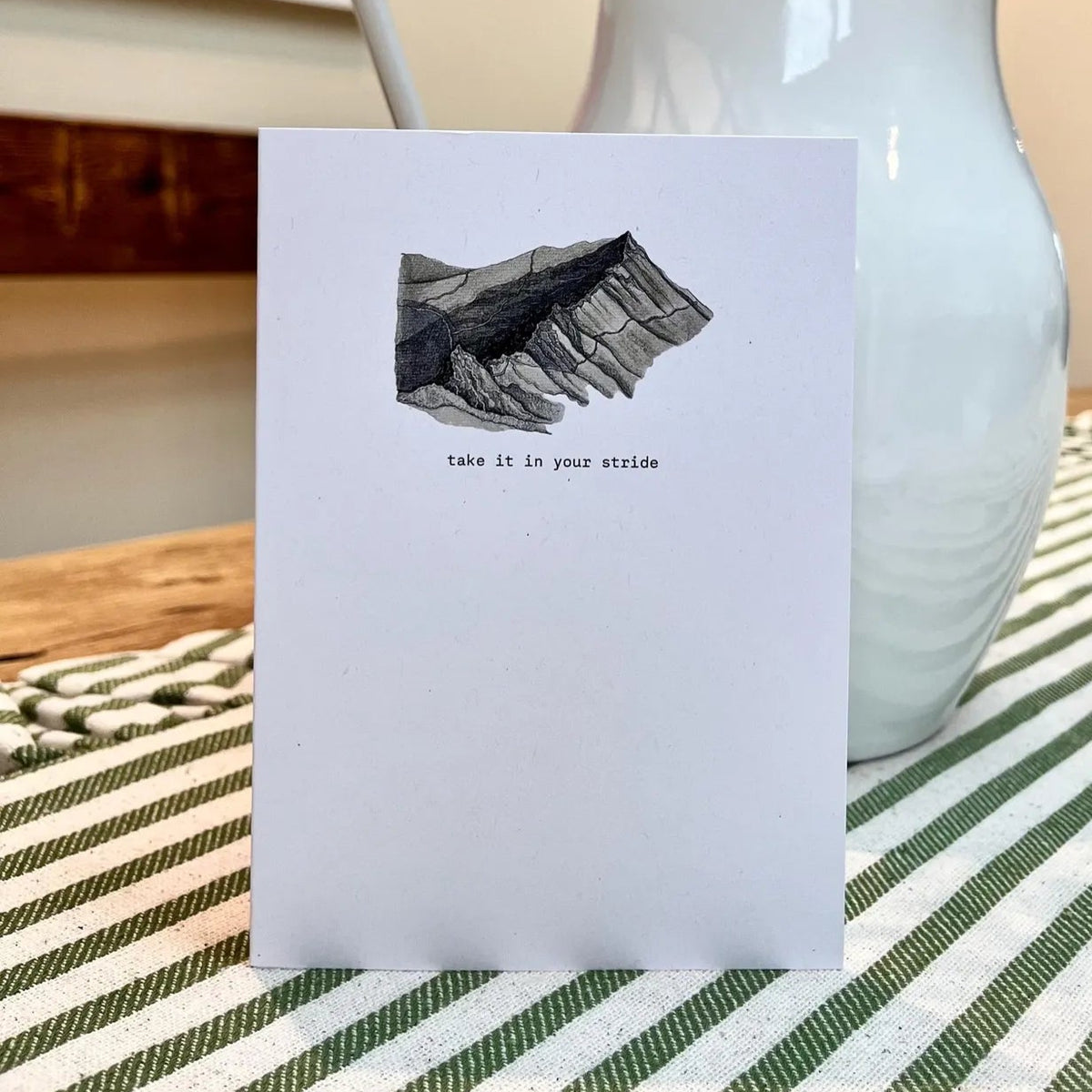 Take It In Your Stride Card – National Park Print Shop