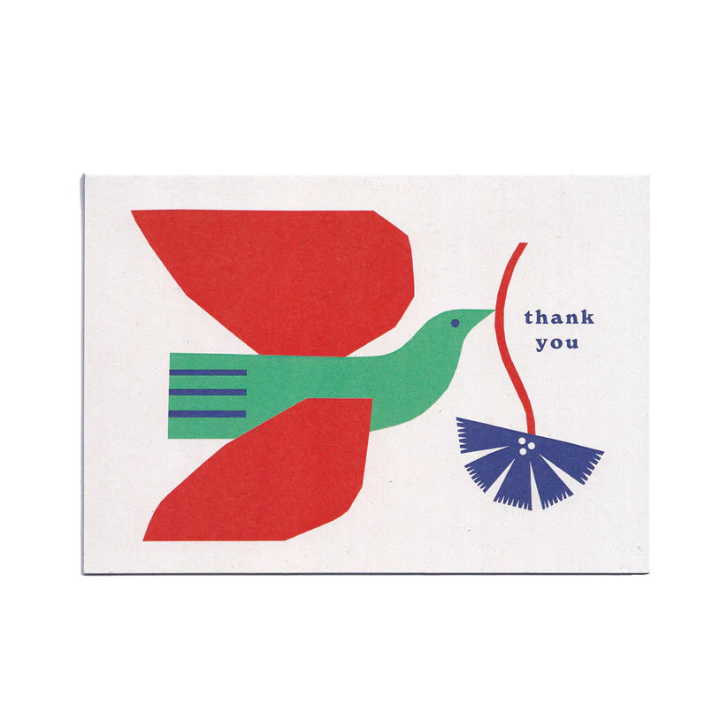 Thank You Bird Greetings Card – National Park Print Shop