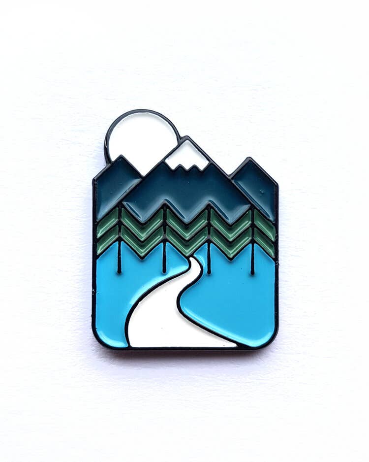 Great Outdoors Enamel Pin Badge – National Park Print Shop