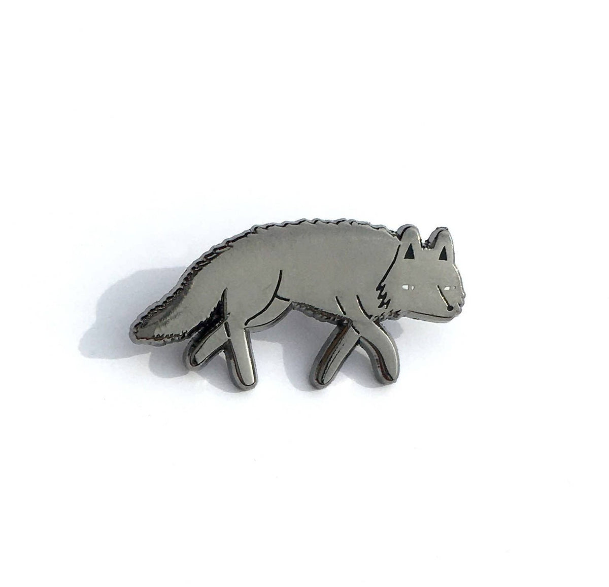 Wolf Enamel Pin – National Park Print Shop