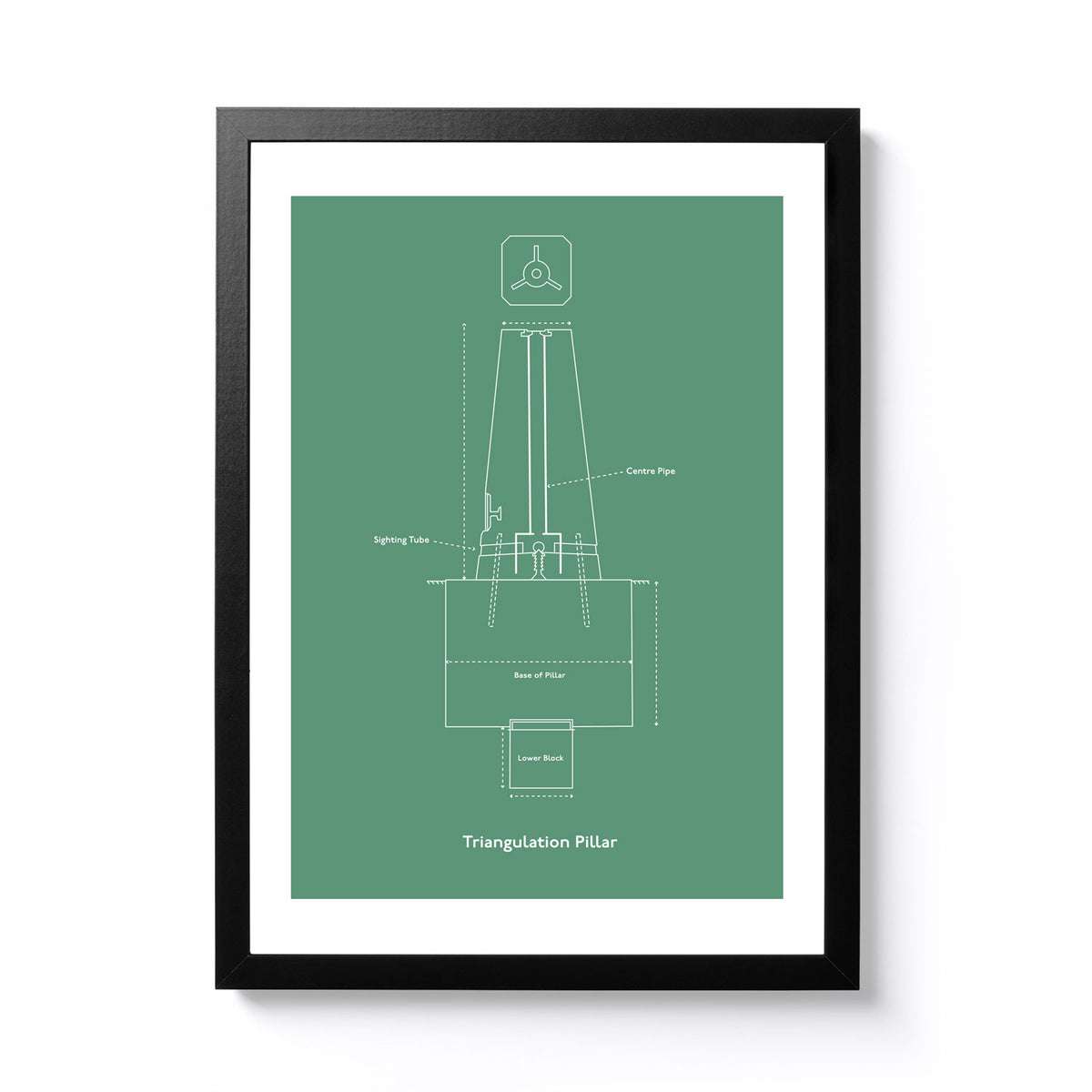 Trig Point Blueprint – National Park Print Shop