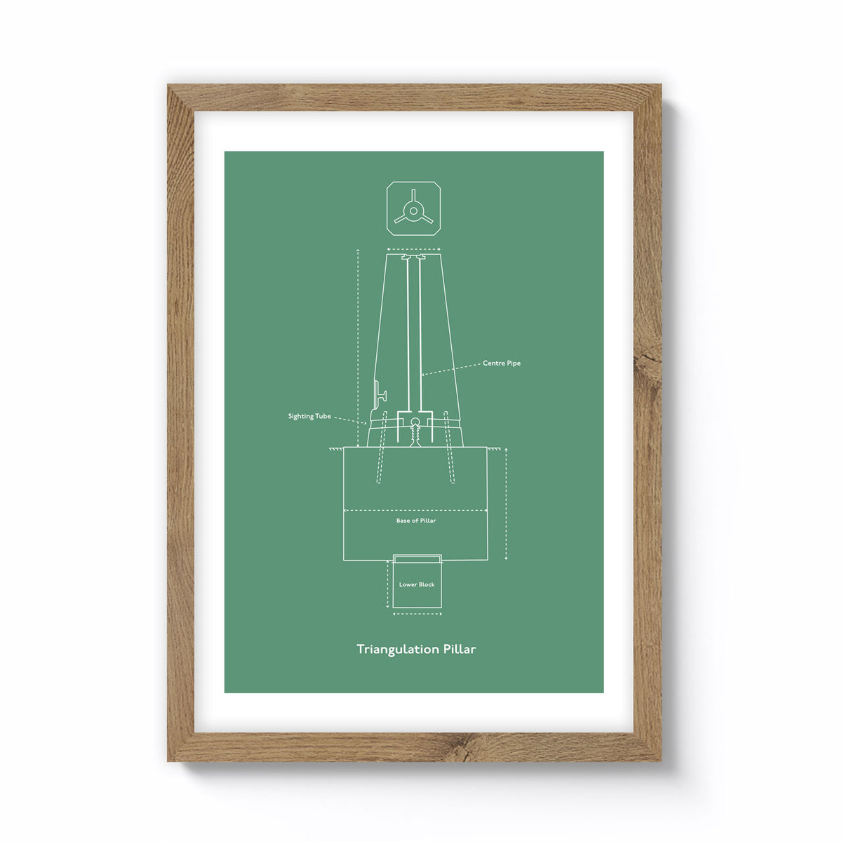 Trig Point Blueprint – National Park Print Shop
