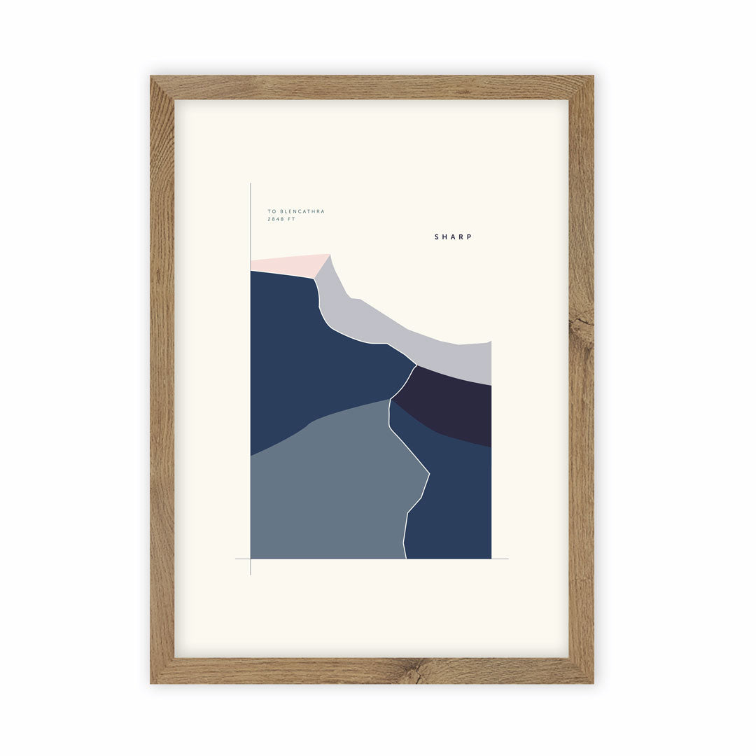 Sharp Edge Wall Print by The Wild Kind – National Park Print Shop
