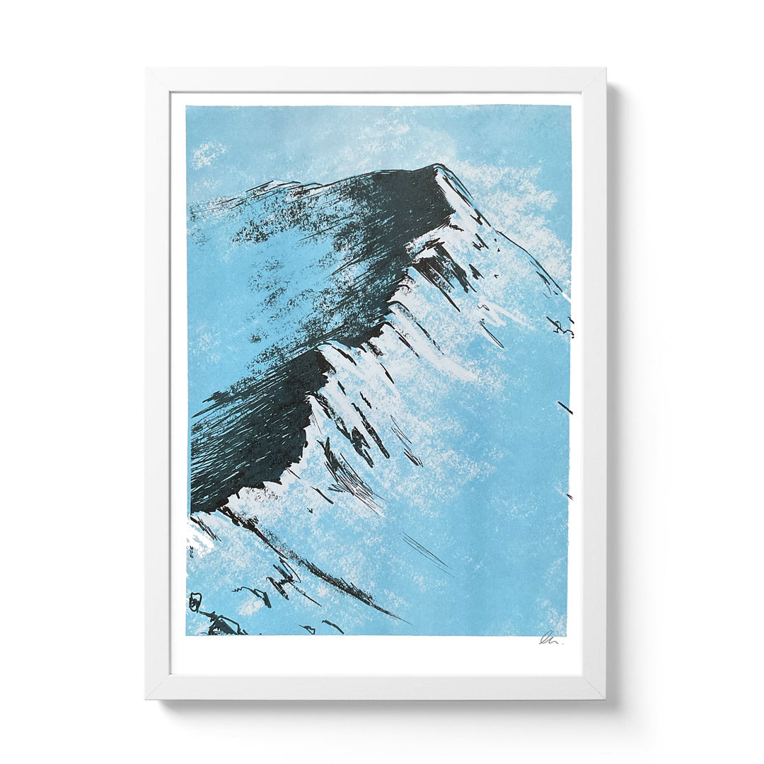 Striding Edge - Riso Print – National Park Print Shop