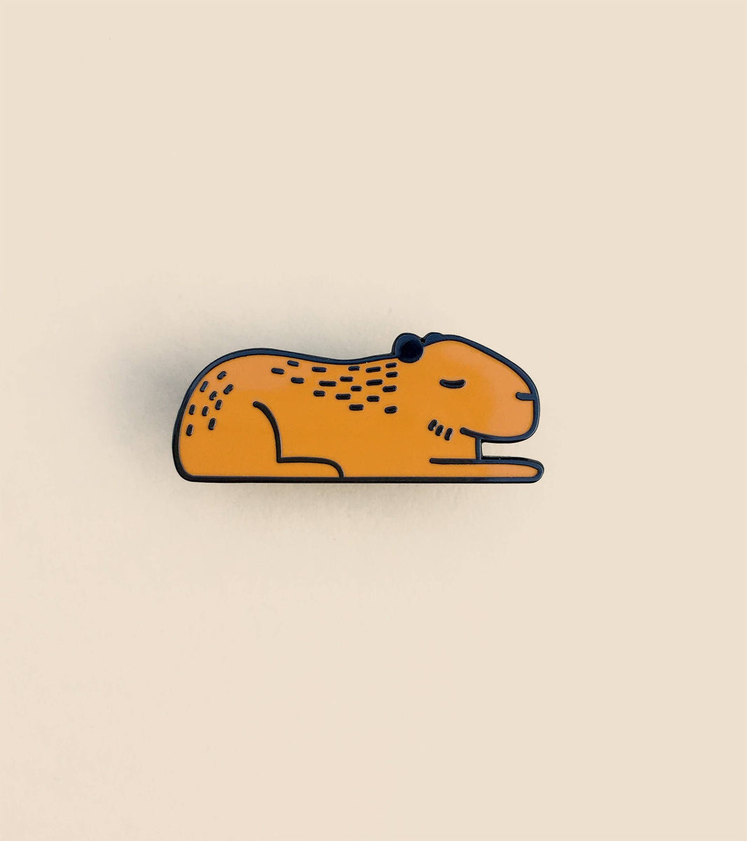 Capybara Enamel Pin – National Park Print Shop