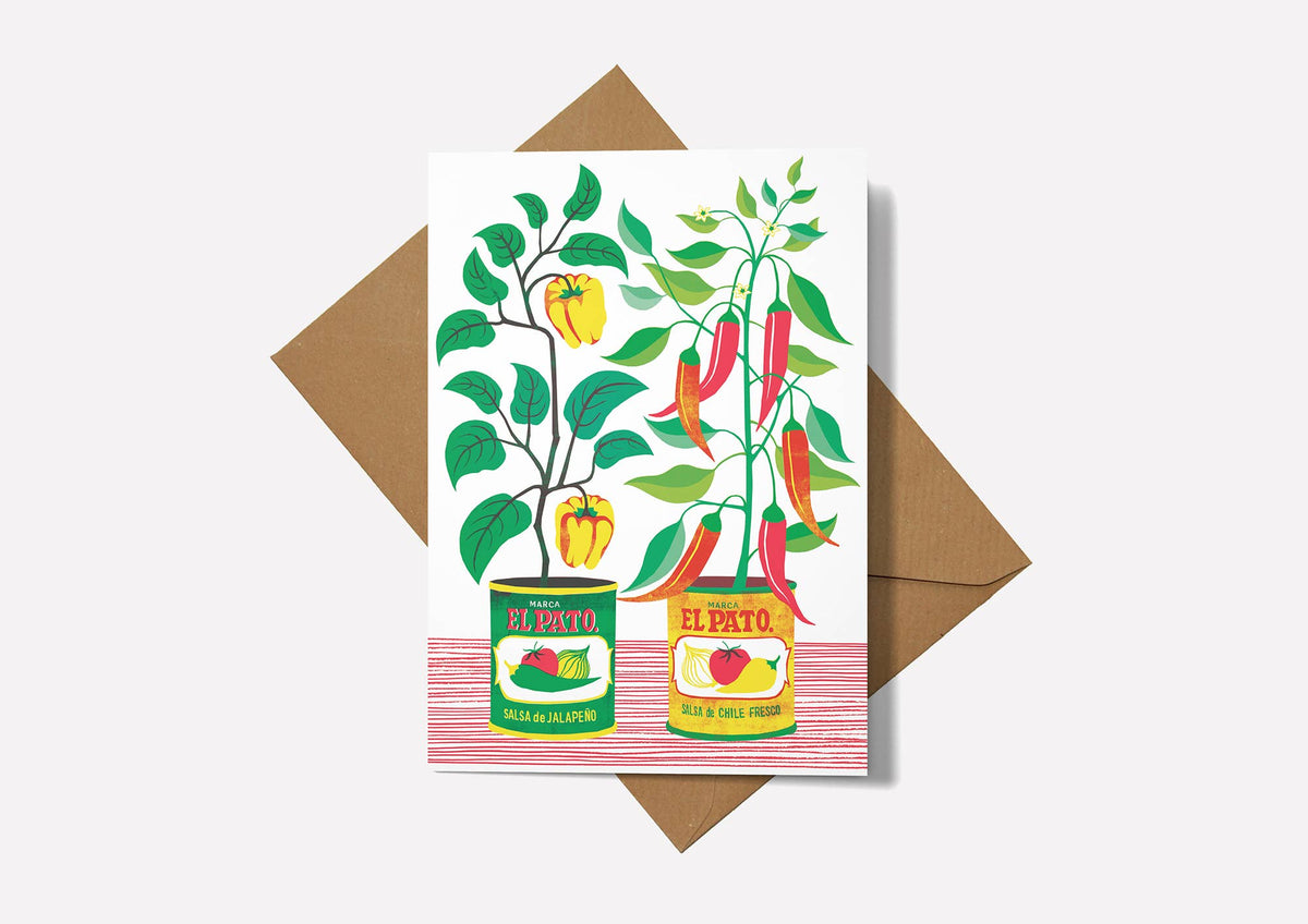 Chilli Peppers Greeting Card – National Park Print Shop
